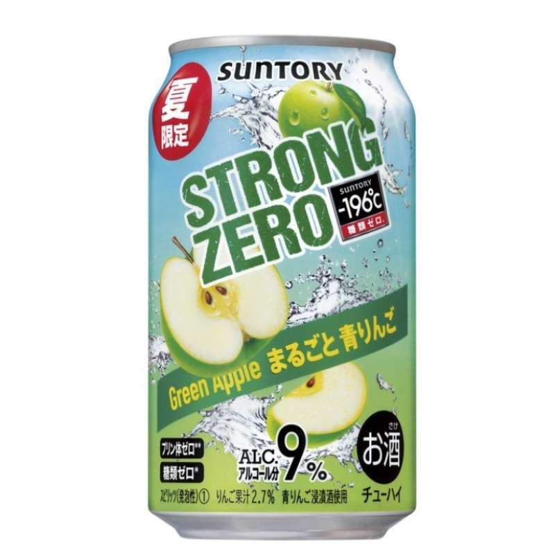 Jual Suntory Strong Zero Whole Green Apple di Seller Babakiwi - Parit ...