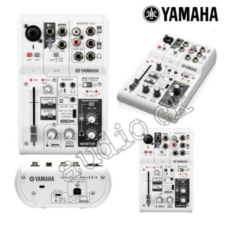Promo Yamaha Ag03 Mixing Console And Usb Audio Interface Diskon 15% di Seller Tabriiz Shop ...