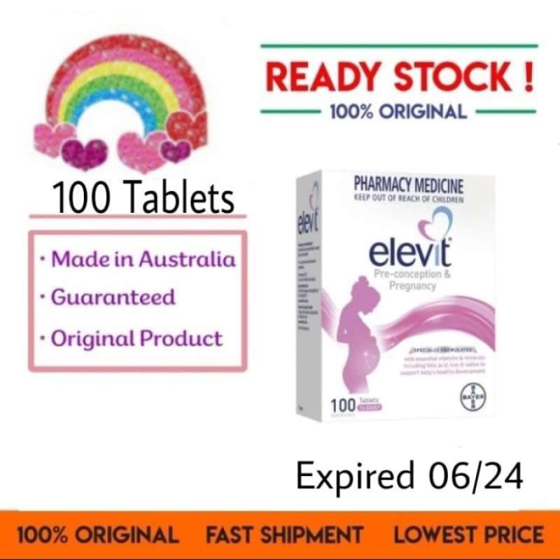 Jual Elevit Pregnancy Multivitamin 100S Aussie di Seller Medika Corner ...
