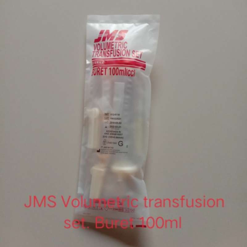 Promo VOLUMETRIC TRANSFUSION SET WITH BURET 100 ML Diskon 23% di Seller ...