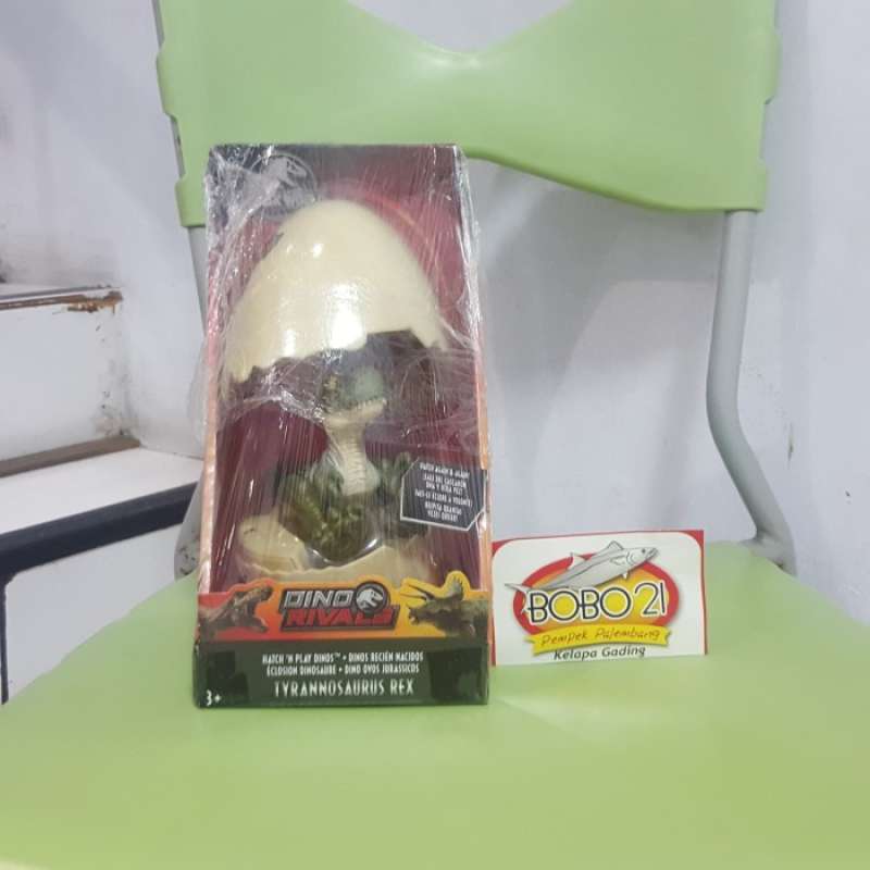 Promo jurassic world tryannosaurus rex t rex hatch n play dino rival ...
