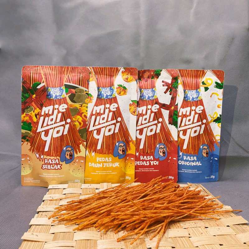 Jual mie lidi yoi, jajanan hits, cemilan garing, jajanan kekinian, mie ...