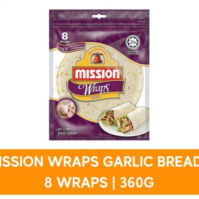 Jual MISSION WRAPS GARLIC BREADS 8 WRAPS | 360G di Seller Hari Hari Manado - Tikala Baru, Kota ...