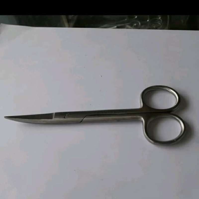 Promo Gunting Jaringan Operasi Bedah Ujung Tajam Tajam Lengkung Bengkok ...