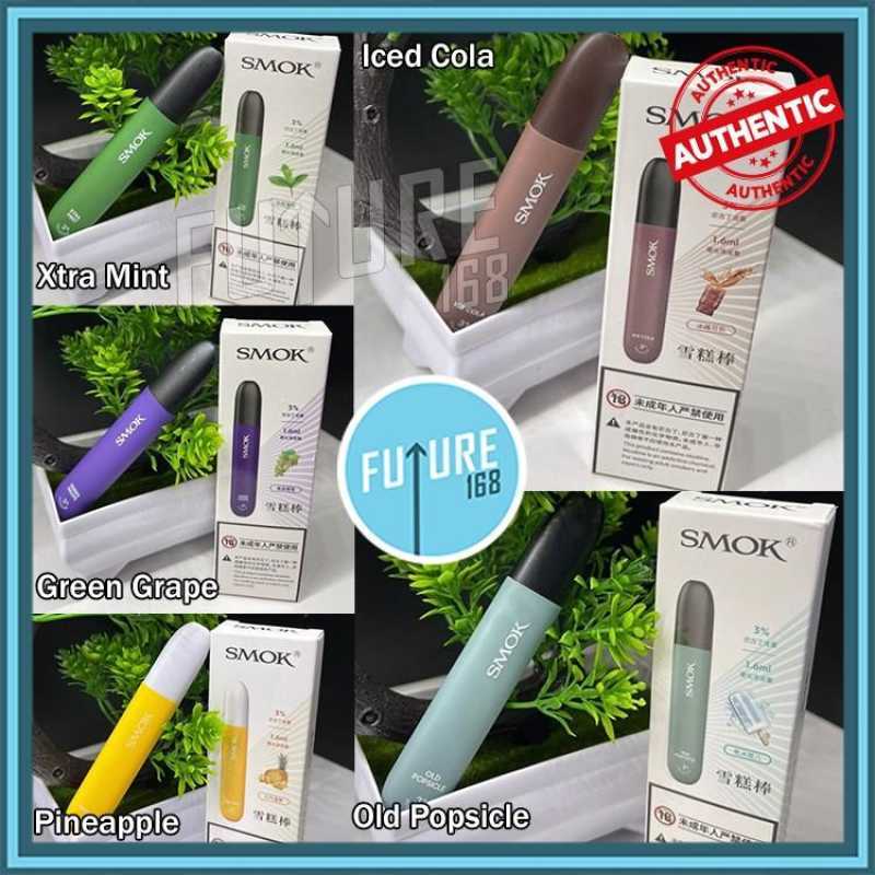 Jual Smok Snowbar Disposable Pod Authentic 300 Puff, Smok Puff Bar Pod ...