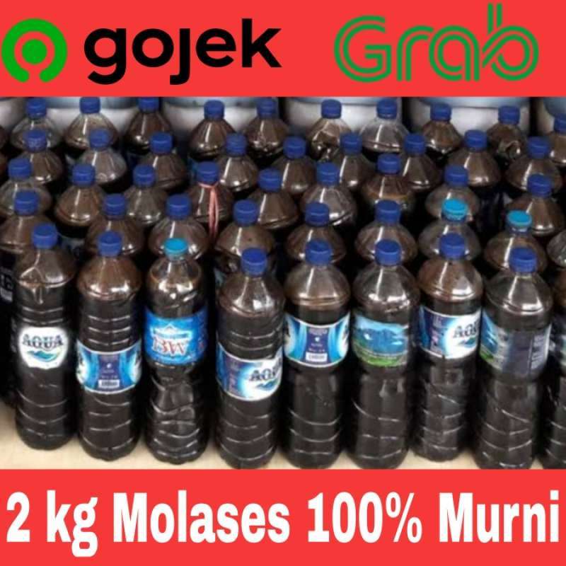 Jual Molases Molase 100% Kental Asli Murni Kemasan Via Go-jek Grab Di ...