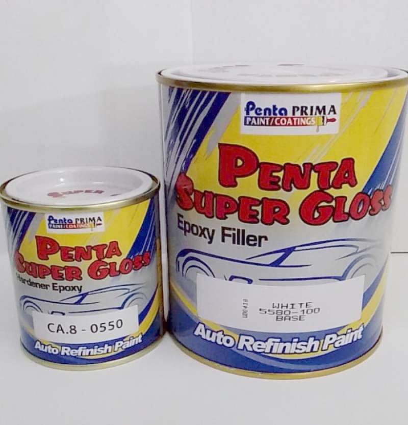 Promo EPOXY PENTA SUPER GLOSS WHITE / putih 1kg - Multicolor Diskon 22% ...
