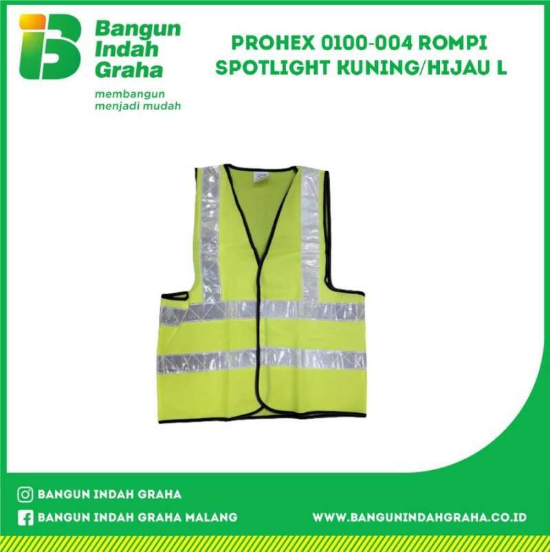 Jual Prohex 0100-004 Rompi Spotlight Kuning/hijau L Di Seller Bangun ...