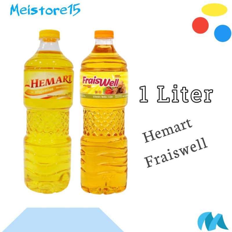 Jual minyak goreng hemart botol 1 liter di Seller Meistore15 - Kab ...