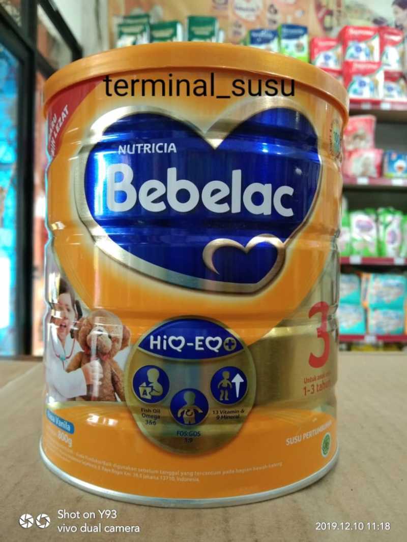 Jual Susu Bebelac Tahap 3. Vanila. Usia 1-3 Tahun. 800 Gram. di Seller ...
