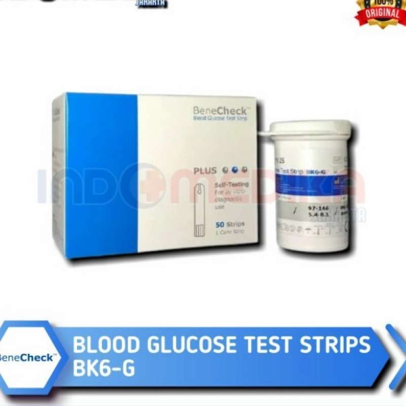 Promo Benecheck Strip Gula darah / Strip Glukosa Benecheck / Stik ...