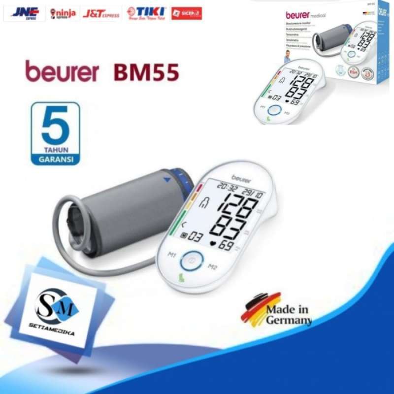 Promo BEURER BM55, UMPER ARM BLOOD PRESSURE MONITOR / TENSIMETER ...