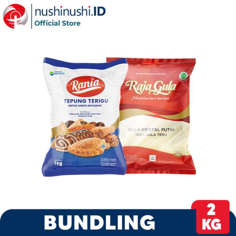 Promo no brand Bundling Raja Gula 1 Kg + Tepung Terigu Rania 1 Kg G ...