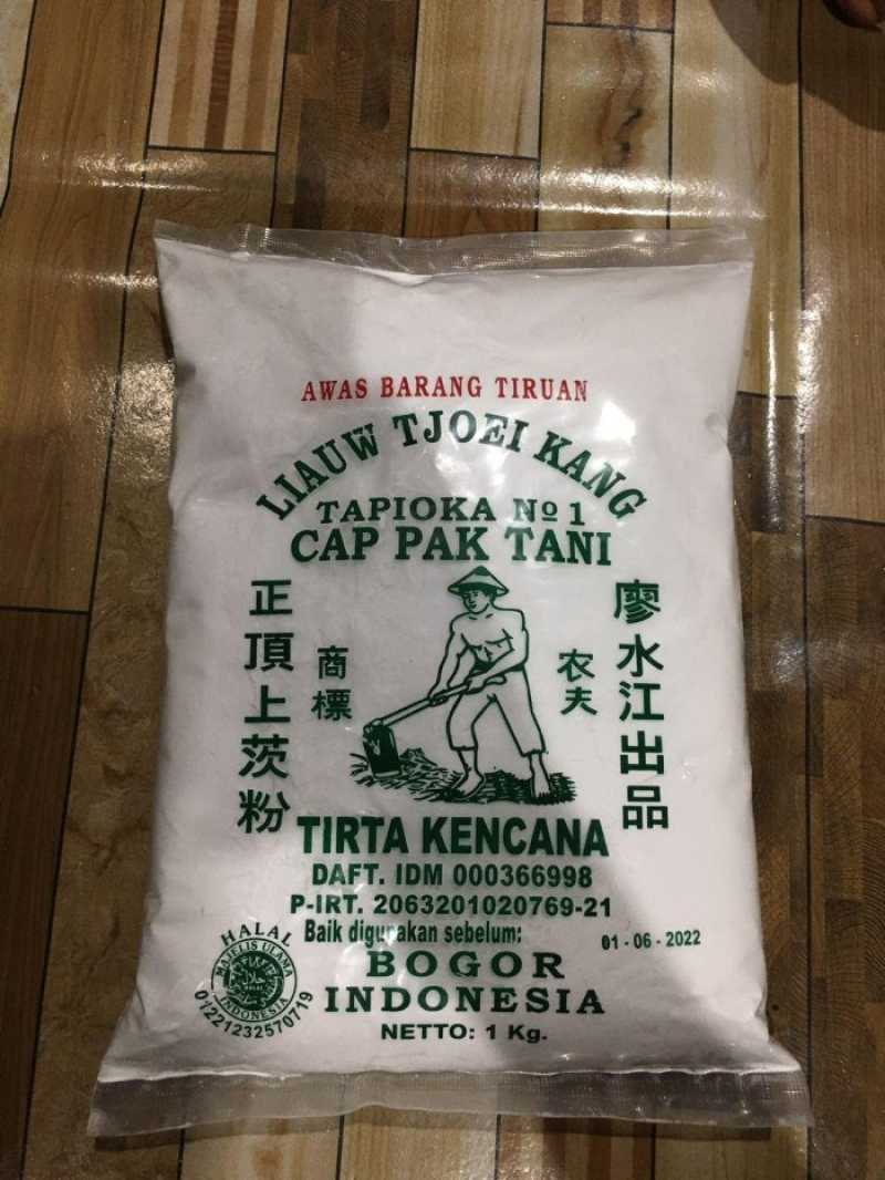 Promo no brand tepung sagu/ tapioka cap pak tani liauw Tjoei kang ...