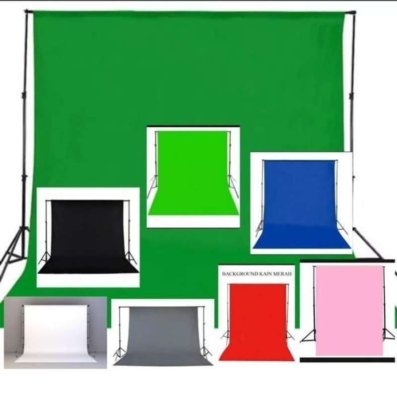 Jual Zoom Green Screen Hijau Daun,75 Gsm Kain Furing,kain Spunbond Di ...