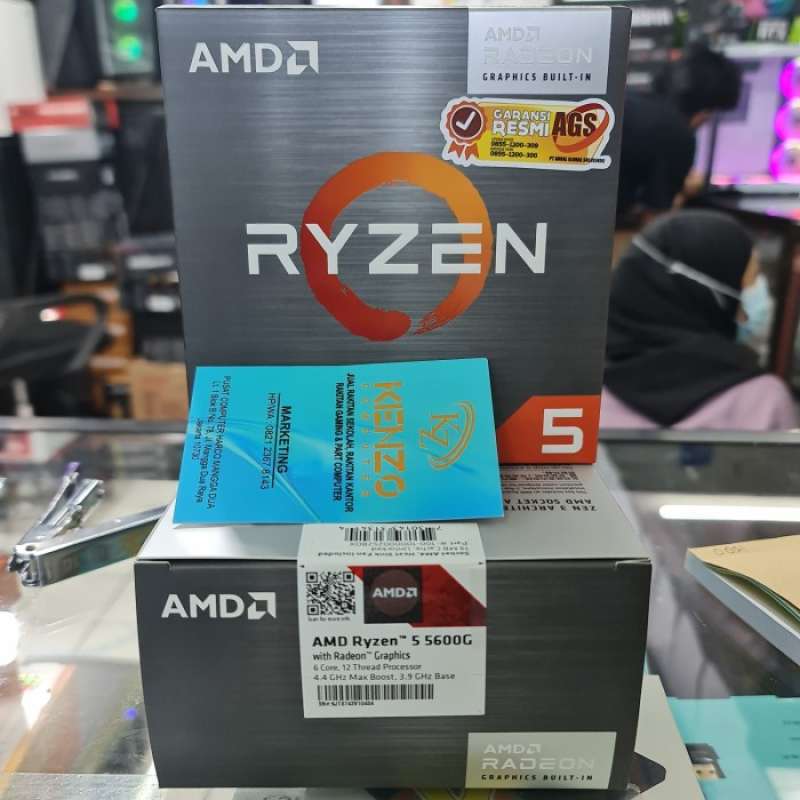 Promo AMD RYZEN 5 5600G Diskon 23% di Seller Kompukamu Store - Kota ...