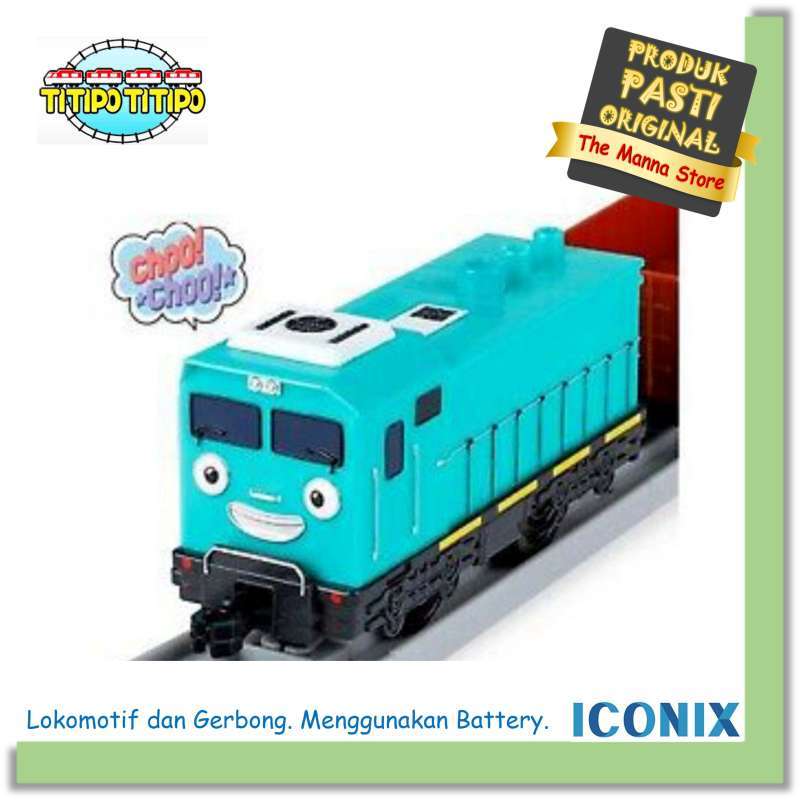 Promo Iconix Titipo The Little Train Setter Train Electric Set DDP Play ...