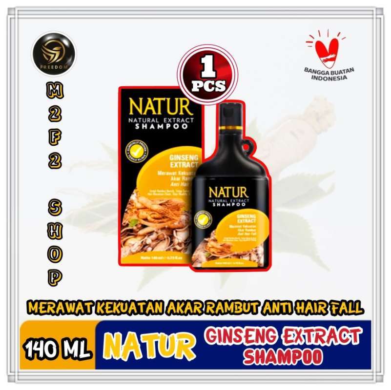 Promo Shampoo Natur Natural Extract Ginseng - 140 ml (Kemasan Satuan ...