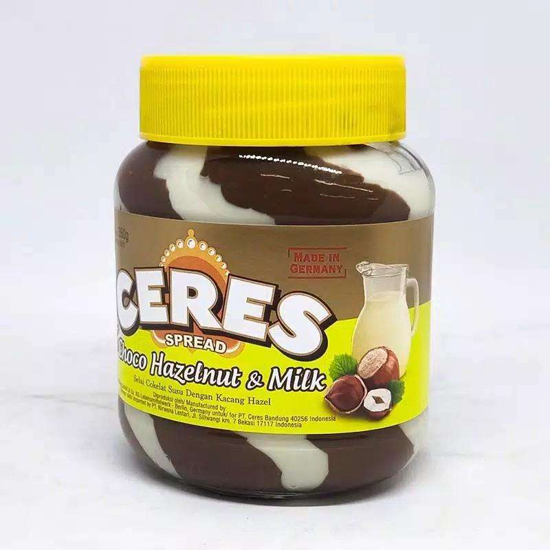 Jual Selai Ceres Spread Choco Hazelnut Milk 350 gram Selai Cokelat ...