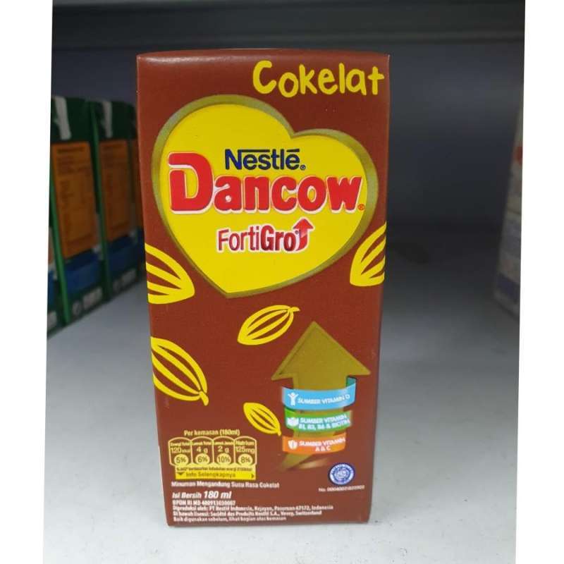 Jual dancow fortigro cokelat 180ml/dancow/susu dancow/susu uht/1 dus ...