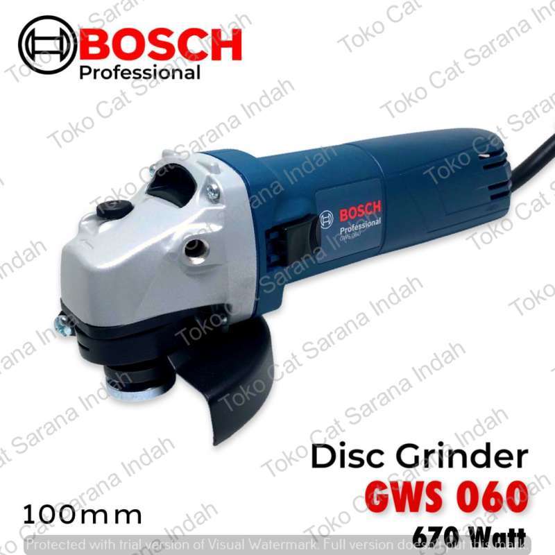 Jual Gerinda Tangan 4 Bosch Professional Gws 060 Small Angle Grinder 4 ...