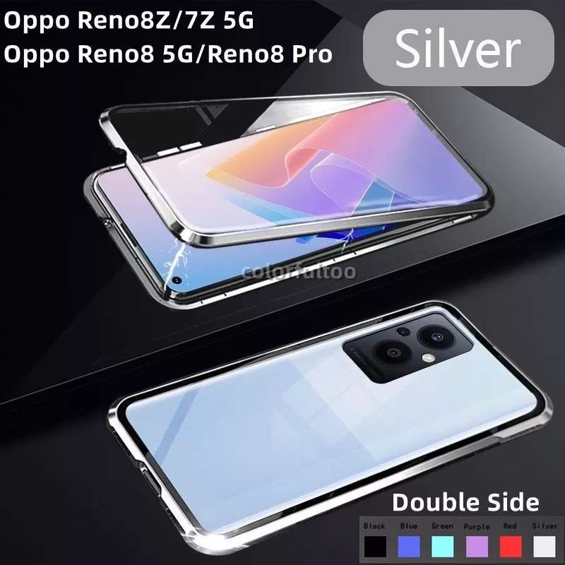 Jual Oppo Reno 7Z / Reno 8Z ( 5G ) Double Side Glass Magnetic Case ...