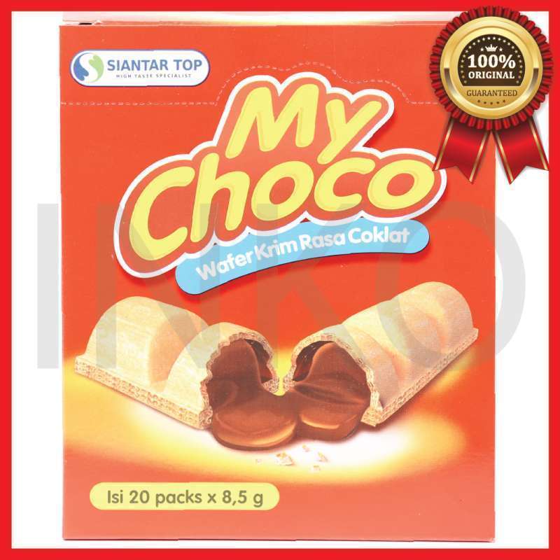 Jual SIANTAR TOP MY CHOCO WAFER KRIM RASA COKLAT 20X8.5GR di Seller ...