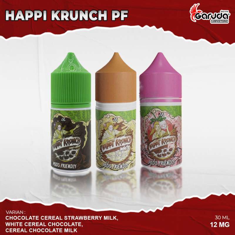 Jual Liquid Saltnic Happi Krunch Wise Juice 30ml 12mg Bercukai - CEREAL ...
