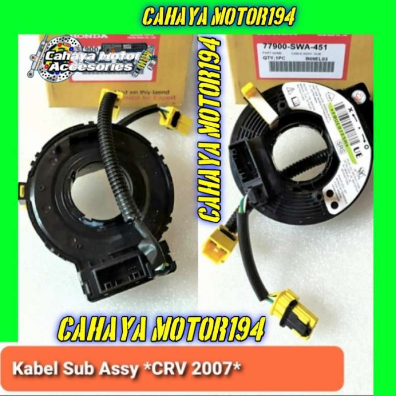 Jual Kabel Spiral Cable Sub Assy Honda Crv Gen 3 2007-2012 Asli ...