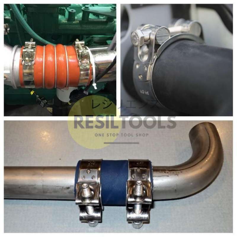 Jual 10 Buah Klem Superior Stainless 140 - 148 Mm Clamp High Pressure ...