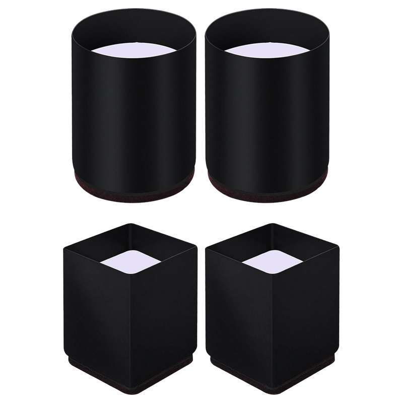 Jual 4 Furniture Risers Bed Riser Chair Leg Lifts Lifter Black 4x5cm di ...