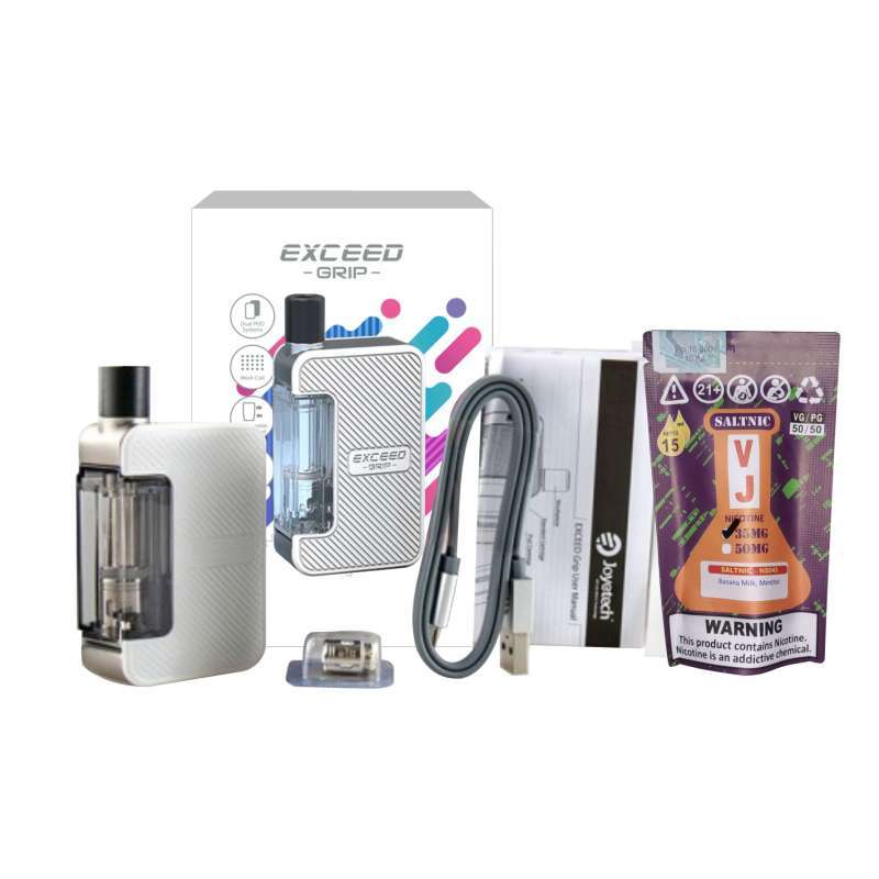 Jual Joyetech Exceed GRIP Smart POD System Vaporizer Kit- White [1000 ...