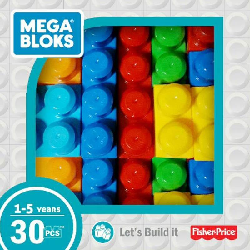 Jual Fisher Price Mega Blocks Build Sets & Blocks [30 Pcs] Di Seller ...