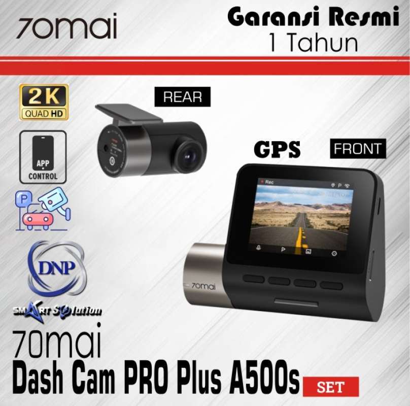 Jual 70mai Dash Cam Pro Plus A500s 1944P GPS ADAS Set (Front + Rear Camera) di Seller Seaesaw ...