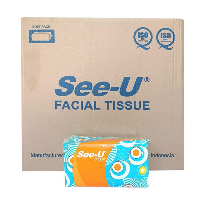 Promo SEE-U Facial Tissue Classic Tissue Wajah - Putih [40 Pack/ 250 ...
