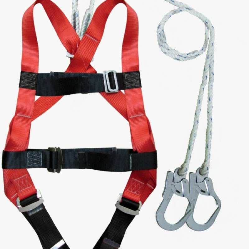 Jual Full Body Harness (double Lanyard) Big Hook (plus Tali Dada ...