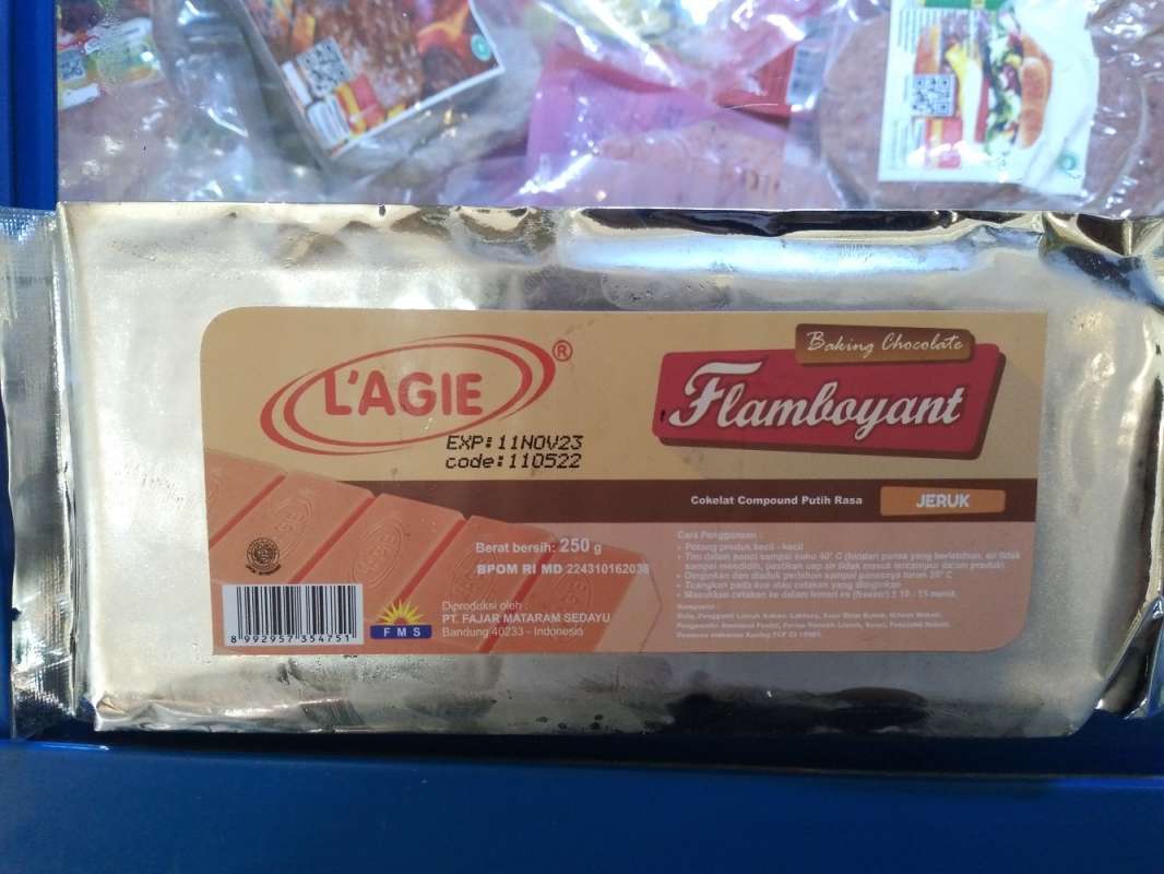 Jual Coklat Batang Lagie Baking Chocolate Flamboyant Rasa JERUK Coklat ...