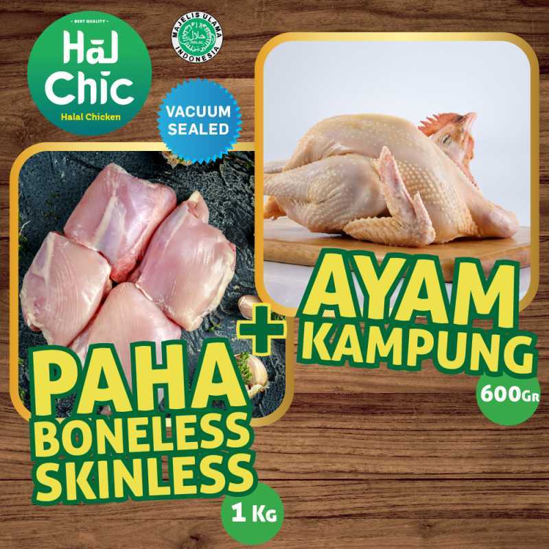 Promo HalalChicken Paket Hemat Halal Ayam Kampung + Halal Boneless ...