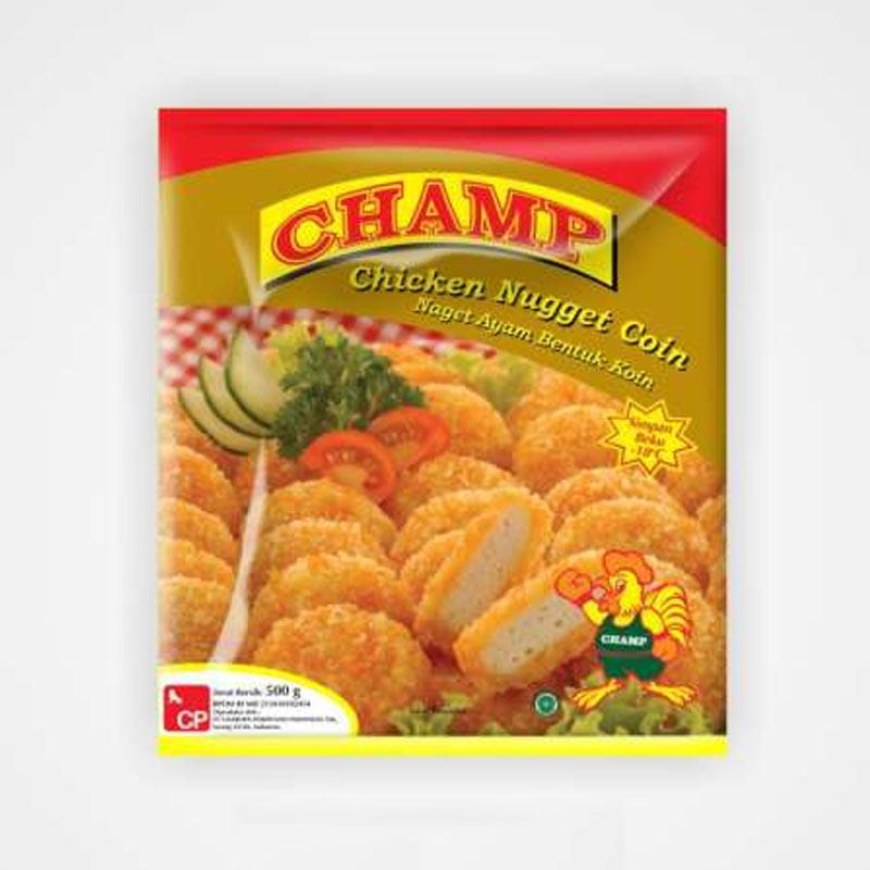 Jual Champ Chicken Nugget Coin Makanan Instan [200 g] Halal di Seller ...