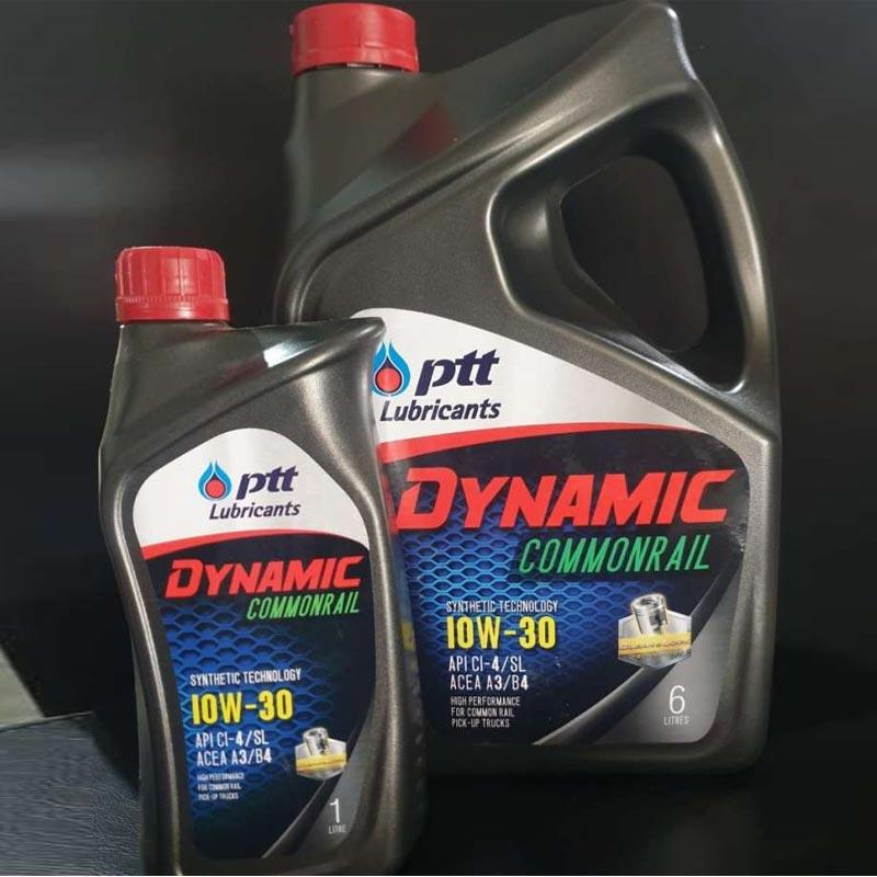 Jual PTT Lubricant Dynamic Commonrail SAE 10W-30 API CI-4/SL Oli Mobil [6+1 L] di Seller Radiant ...
