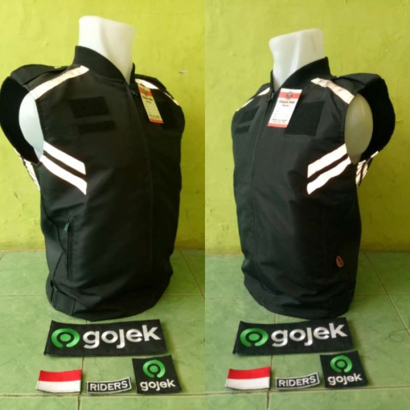 Promo rompi gojek logo baru hitam Diskon 50% di Seller rs1 - Kota ...