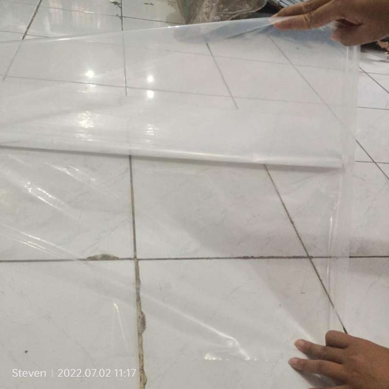 Jual Plastik Cor Bening Meteran Pe 05, Lebar 2.5 Meter Bentuk Sarung 50 ...