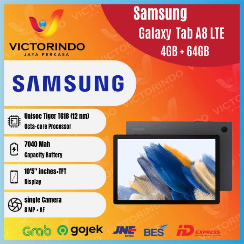 Jual Samsung Galaxy Tab A8 Lte [ RAM 4gb / Rom 64gb ] Garansi Resmi Di Seller Victorindo ...