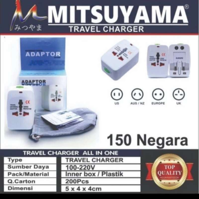 Promo COLOKAN LISTRIK BERBAGAI NEGARA - UNIVERSAL ASIA EROPA ARAB SAUDI ...