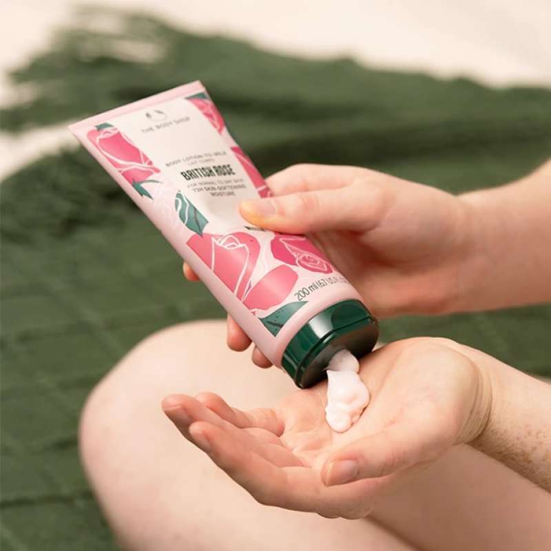 Jual The Body Shop British Rose Body Lotion 200ml Di Seller The Body ...