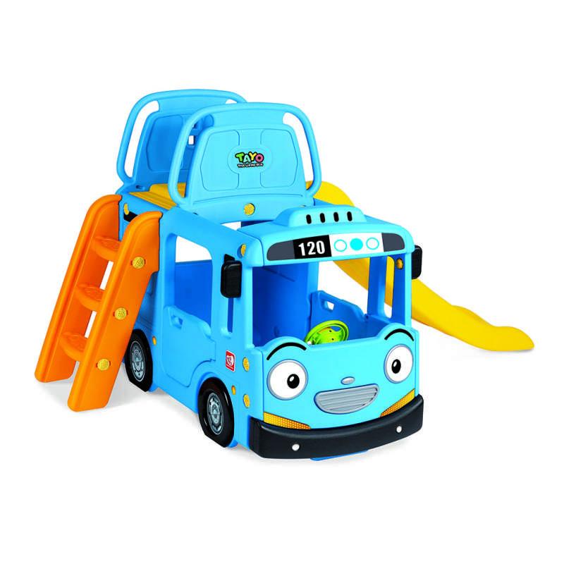 Jual Tayo The Little Bus Tayo 3-in-1 Bus Slide Playset TYX217035 Kids ...