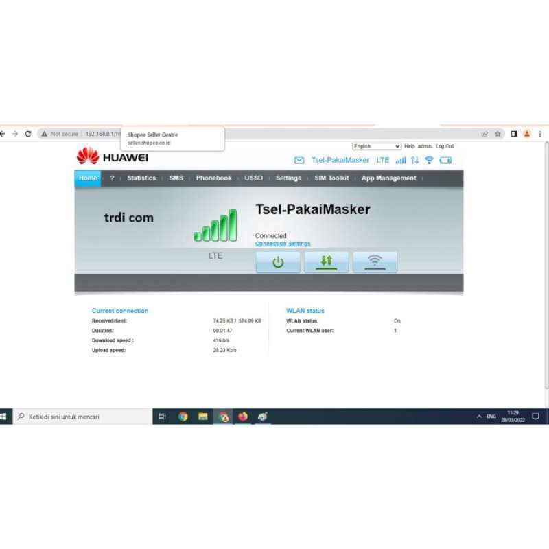 Jual Huawei E5573 Modem Wifi Antena Mifi 4g Lte Router Mobile Wifi ...