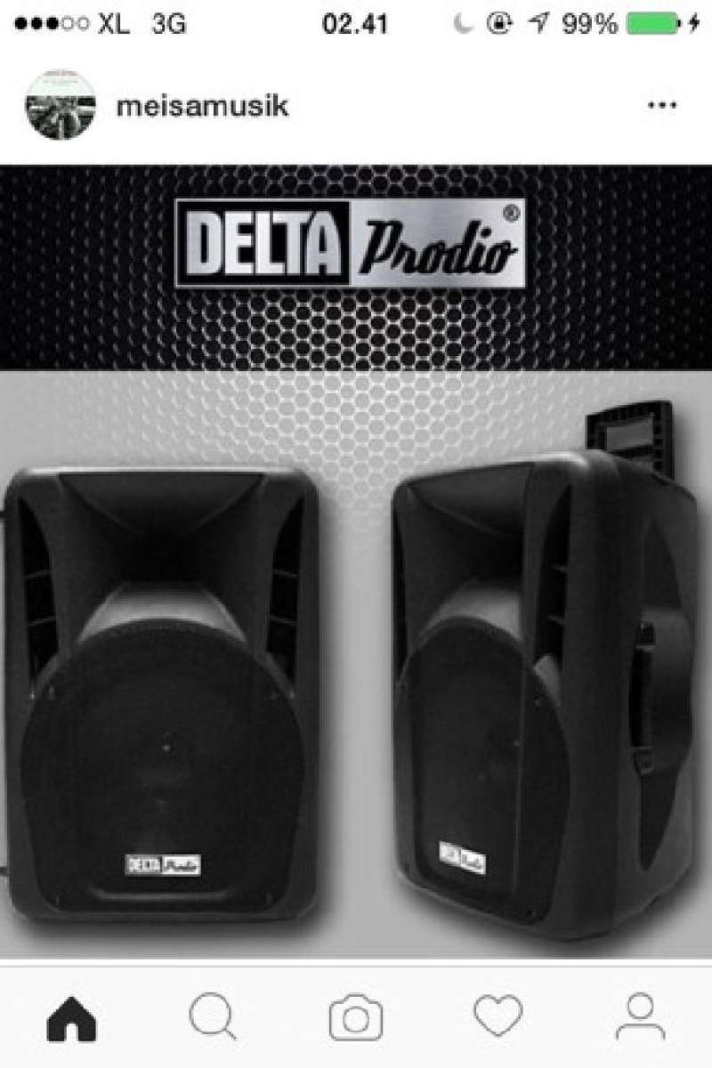 Jual Delta Prodio DB15A 15 2-Way Active Full Range Speaker di Seller ...