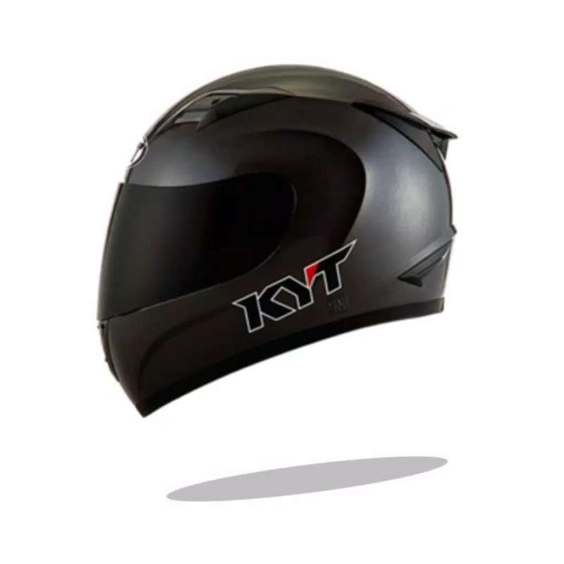 Jual Helm Full Face KYT R10 Solid Black Doff Hitam Dop di Seller Toryy ...