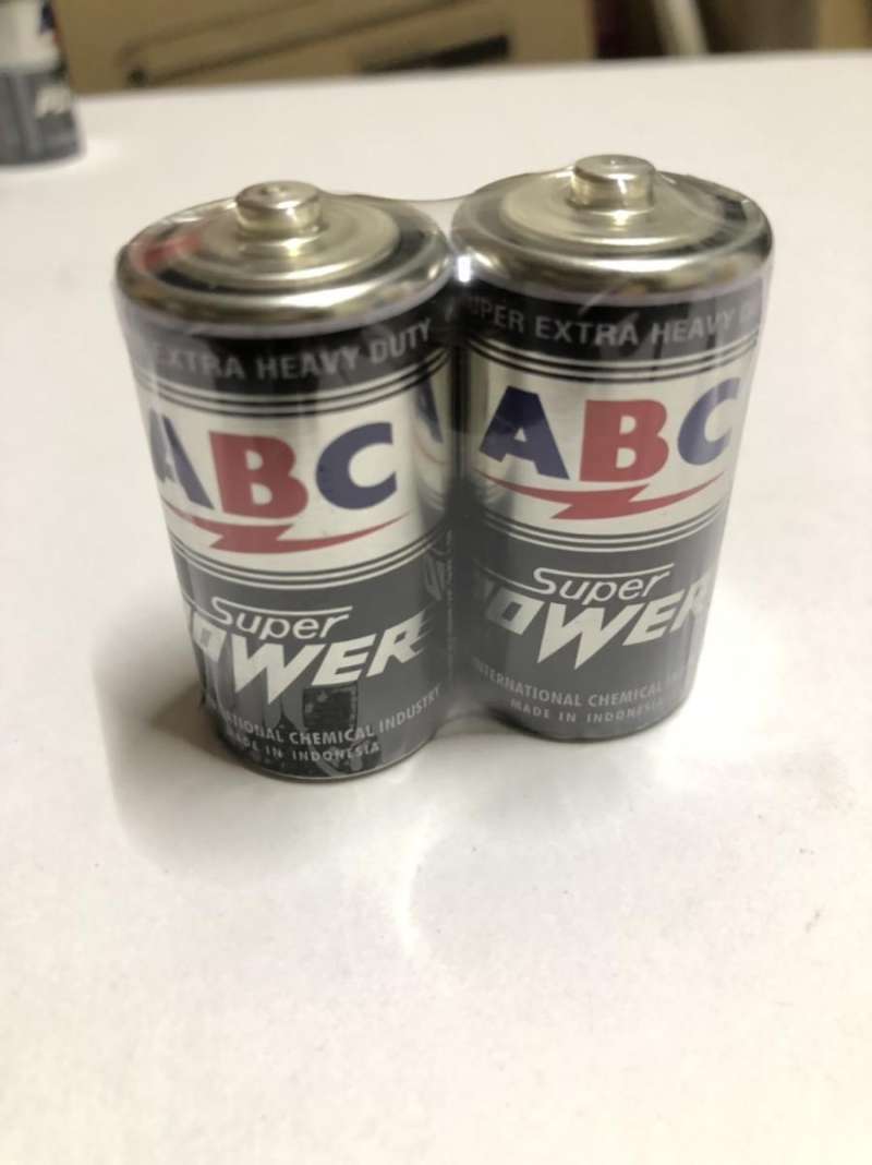 Jual BATERAI BATTERY ABC HITAM SUPER POWER TYPE C ISI 2PCS di Seller ...